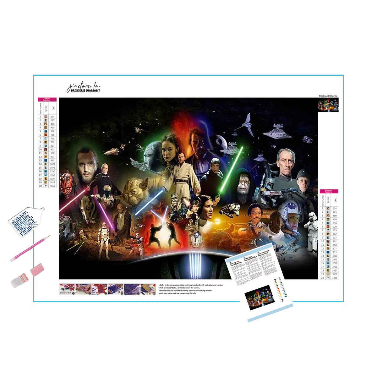 Star Wars Diamond Painting Kit - Premium Quality